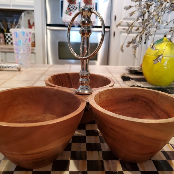 Vintage | Kitchen | Vintage Mcm Teakwood Condiments Server | Poshmark